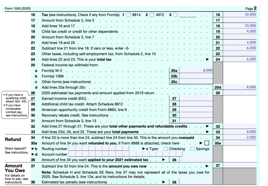 Interpreting a Federal Form 8879 E-file Authorization - Dinesen Tax