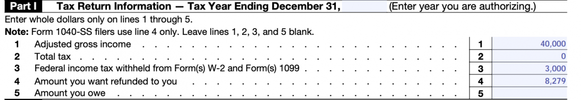Interpreting a Federal Form 8879 E-file Authorization - Dinesen Tax